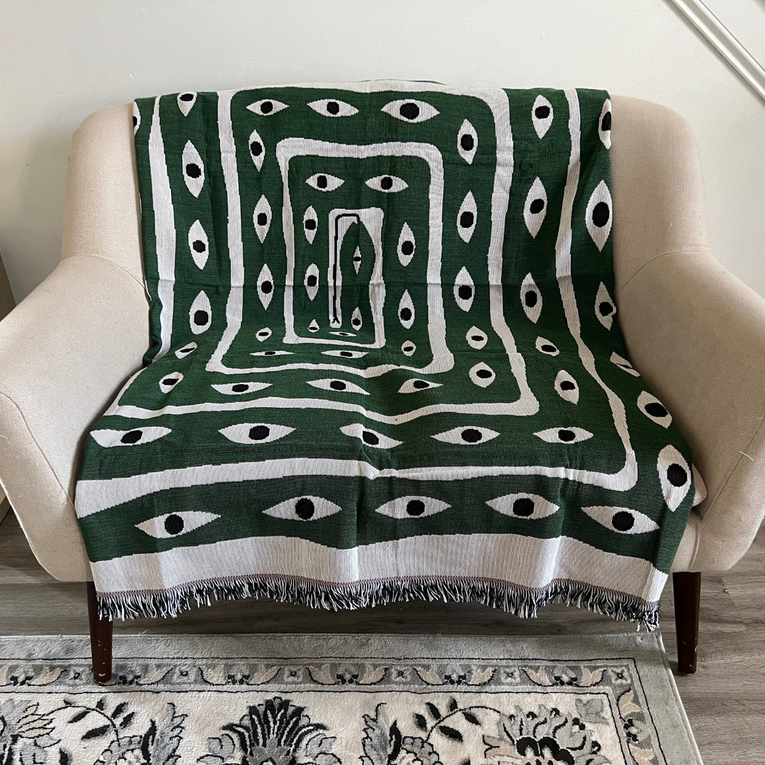 Snake Throw Blanket, Wall Decor, Snake Wall Art With Vintage Design ...