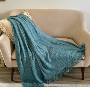 Nordic Knitted Throw Blanket for Home Decor spring/summer Decor - Etsy