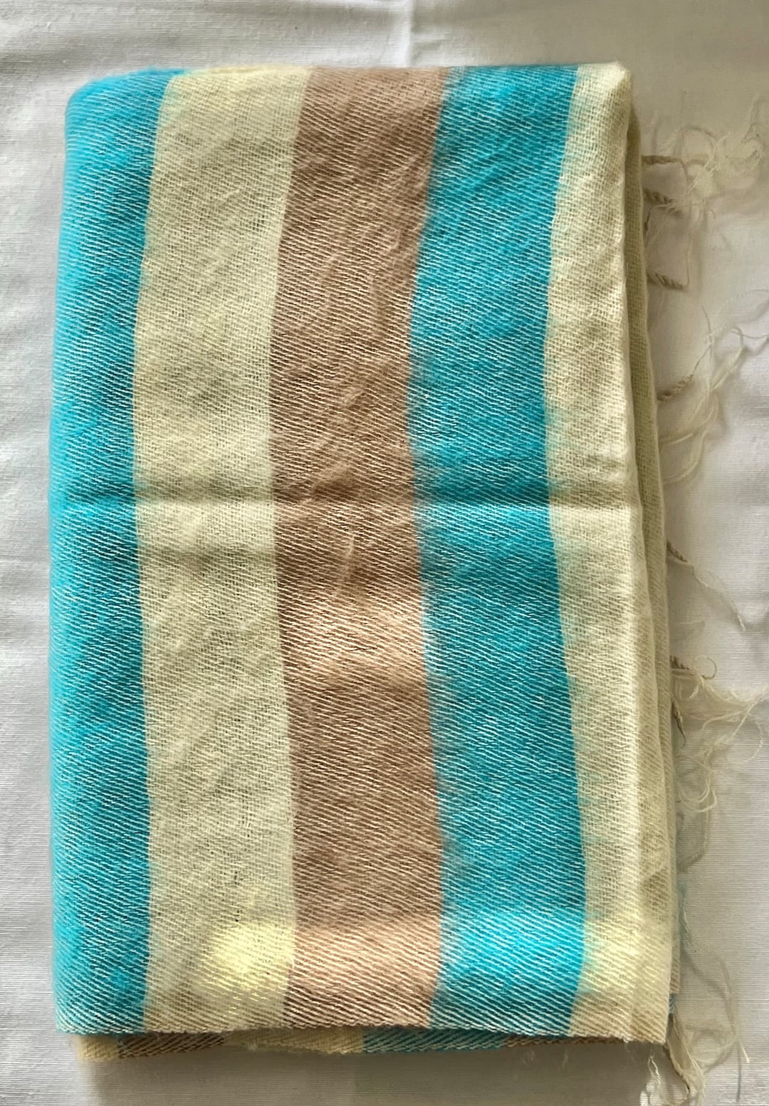 Himalyan Yak Wool, Tibet Handmade Yak Wool Blanket Shawl, Stripes Scarf ...