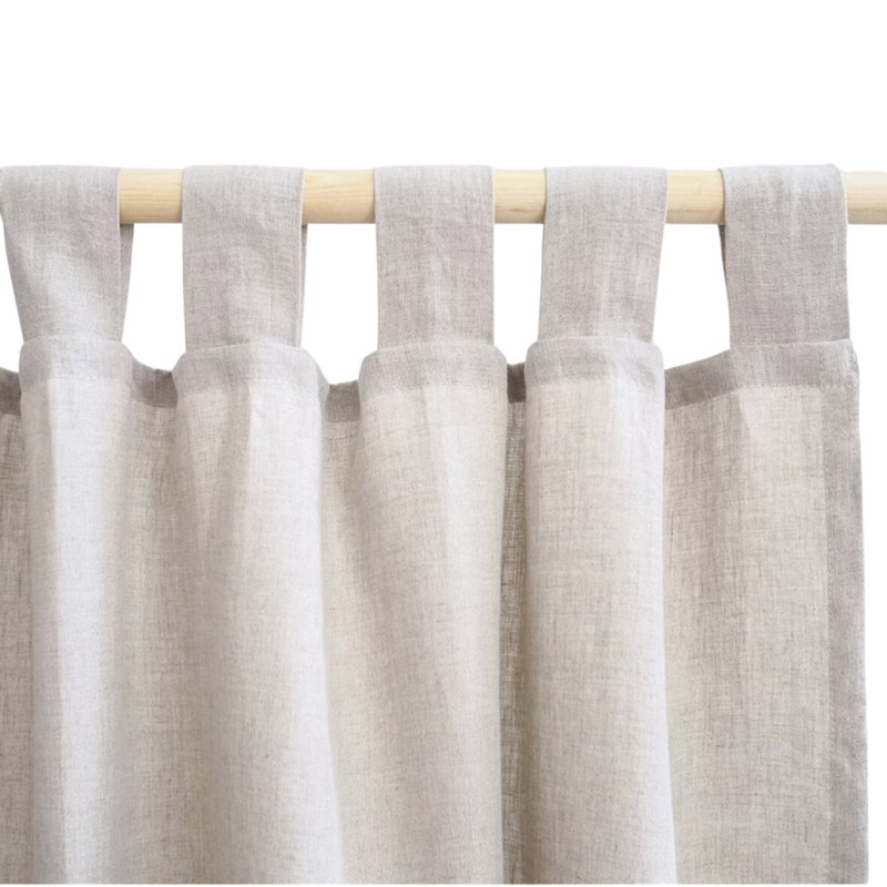 Bathroom Tab Top Panel Curtains - Etsy