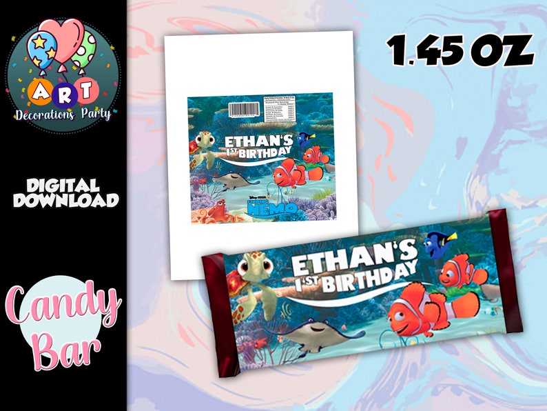 Finding Nemo Package Printable Chip Bag / Gable Box / Juice Label ...