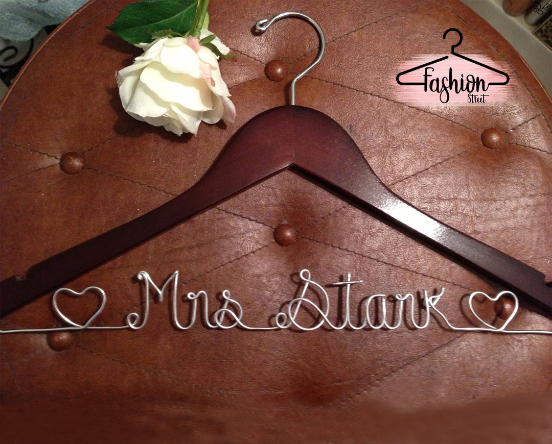 Personalized Hanger Custom White Hanger Customized Hanger - Etsy