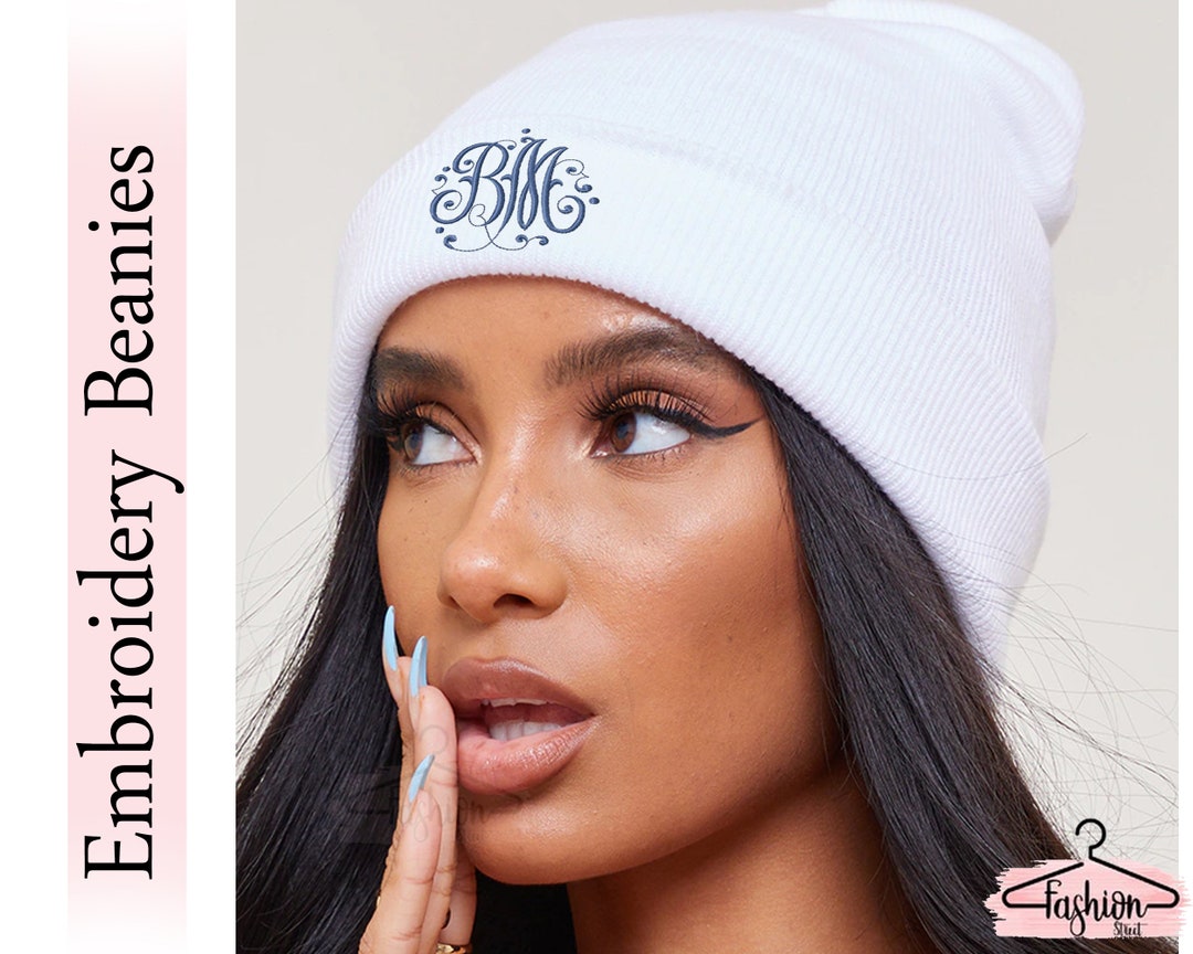 Customized Winter Hat Custom Embroidered Beanie Embroidery Beanie Personalized Beanie Women's ...