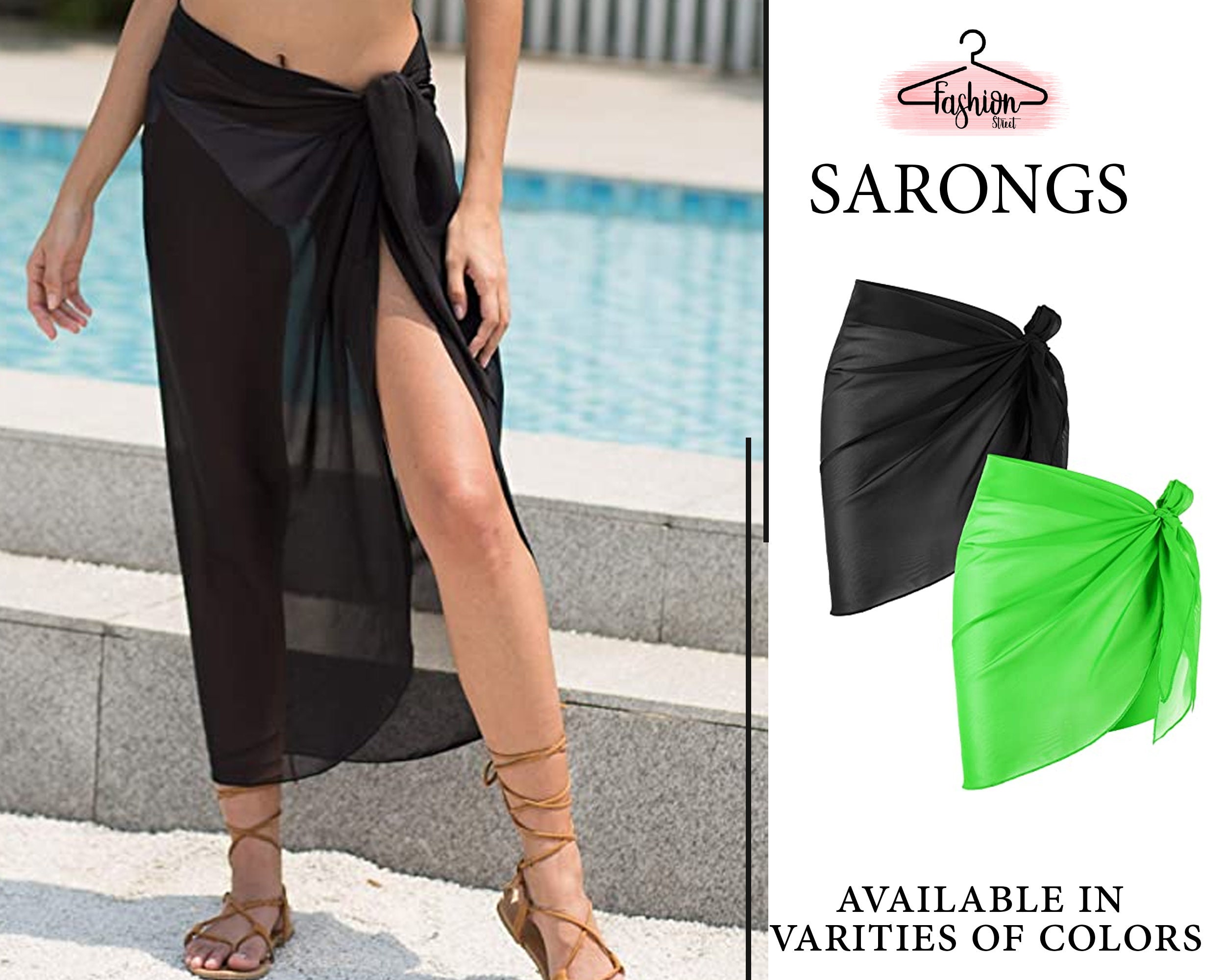 Sarongs Beach Wrap Sarongs Bachelorette Party Swim Cover up - Etsy