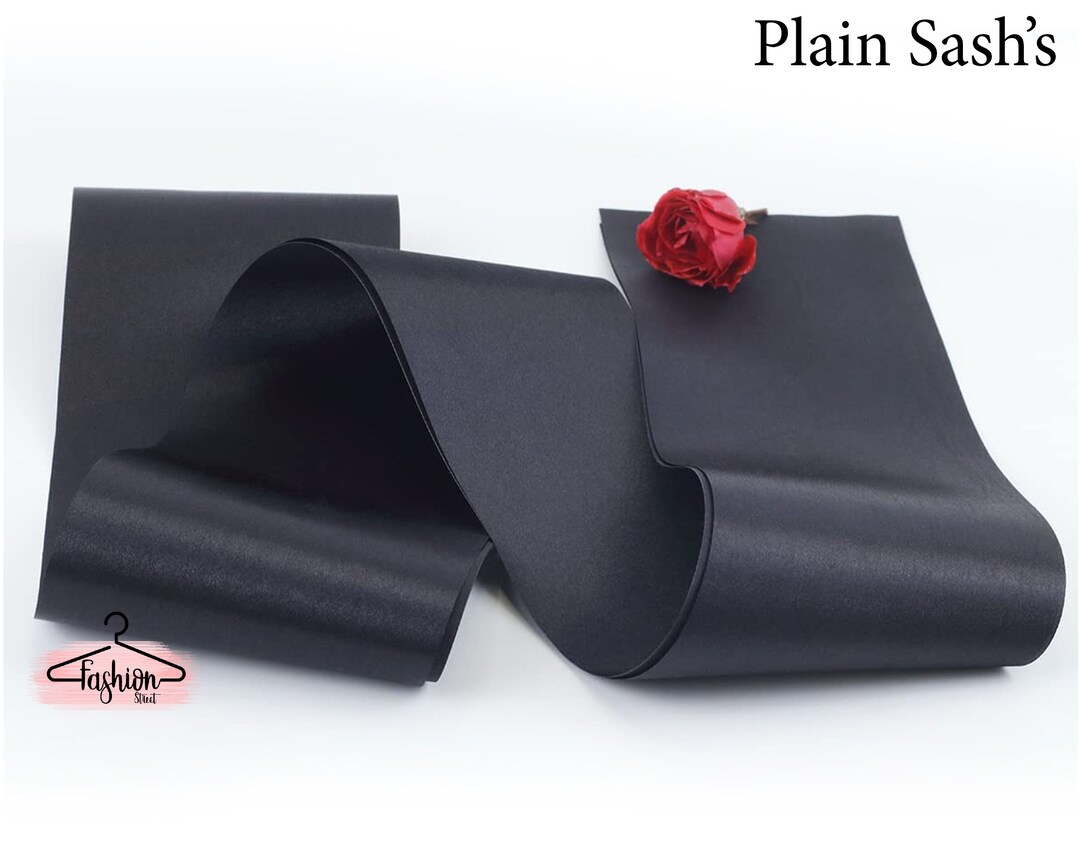 Blank Sash Plain Sash Ribbon Sashes Decorate Sash Satin Sash - Etsy