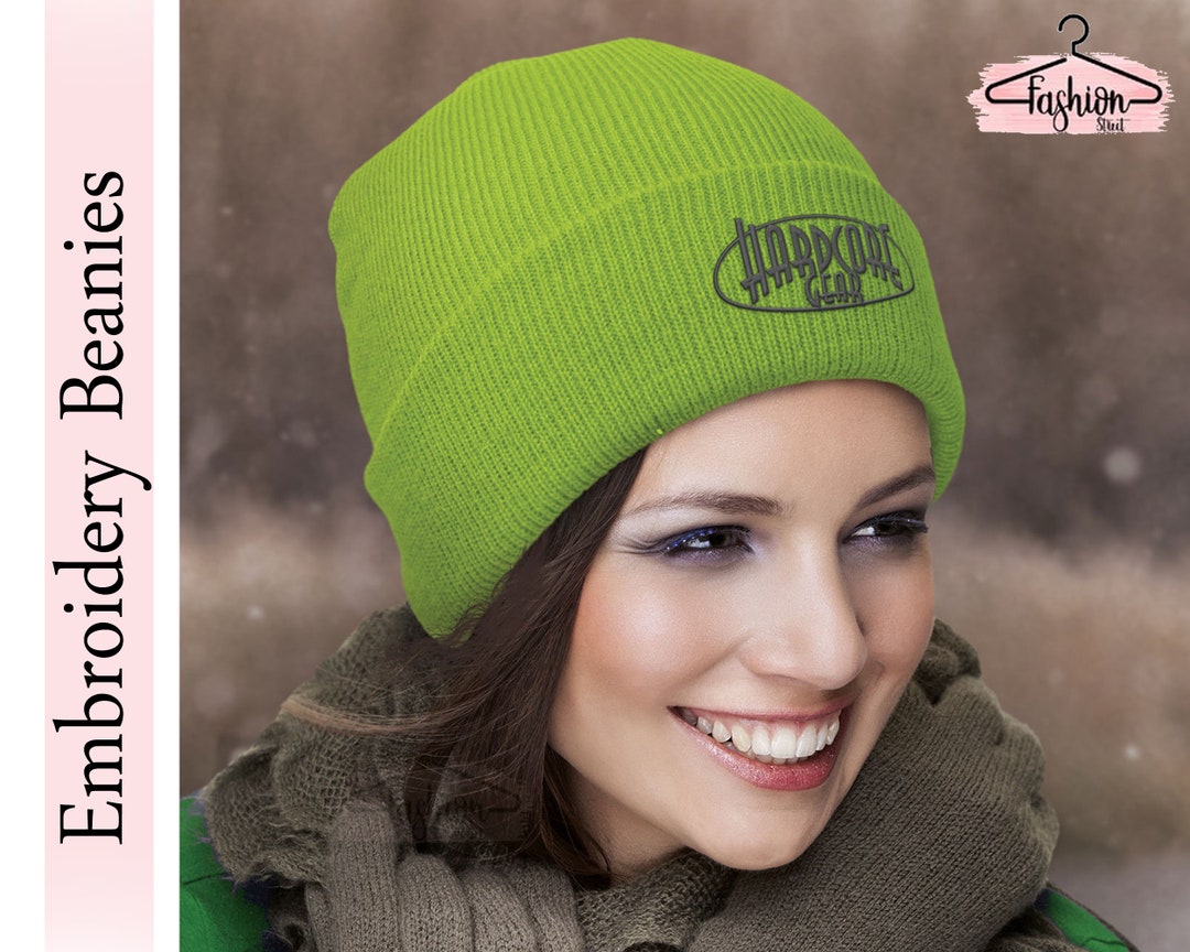 Personalized Winter Hat Custom Embroidered Beanie Embroidery Beanie ...