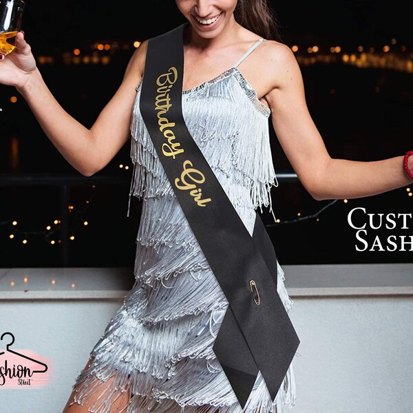 Custom Sash - Etsy