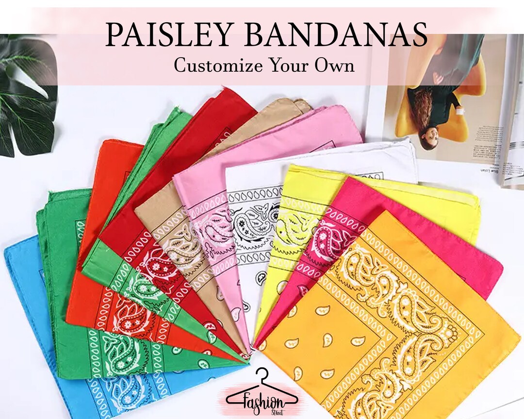 Customizable Bandana / Custom Bandana/custom Name Bandana/logo - Etsy