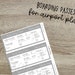 Boarding Pass for Kids - Printable | Digital Download | Instant ...