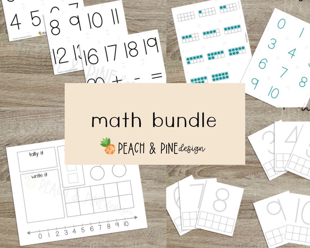 Math Bundle - Ten Frames - 0-20 - Printable | Digital Download ...