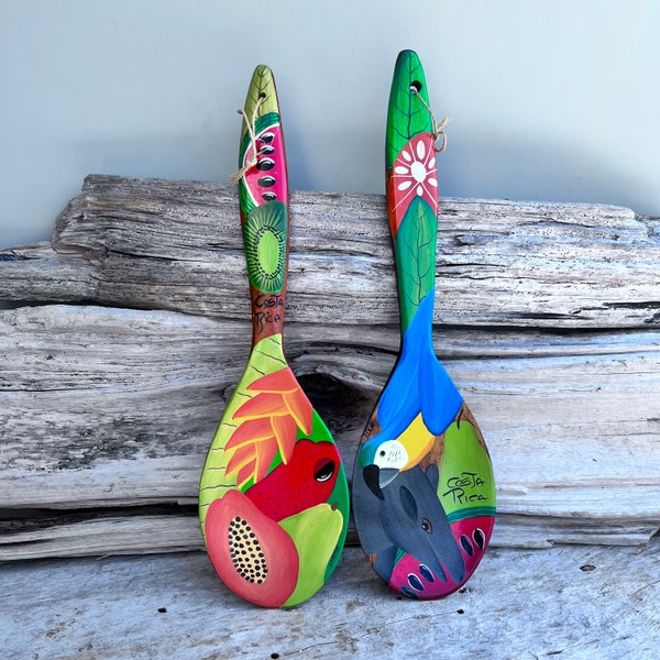 Painted Spoons - Etsy