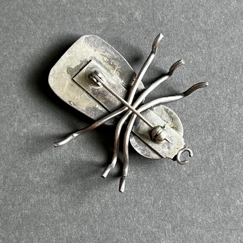 Vintage Sterling Silver Brooch - Etsy