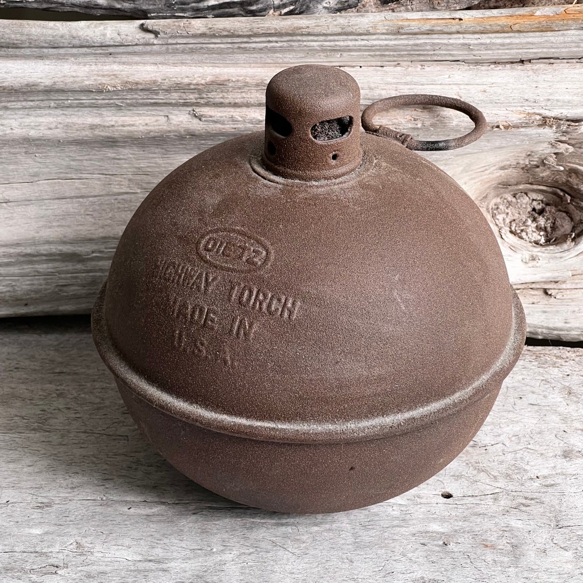 Vintage DIETZ Highway Torch Smudge Pot - Etsy