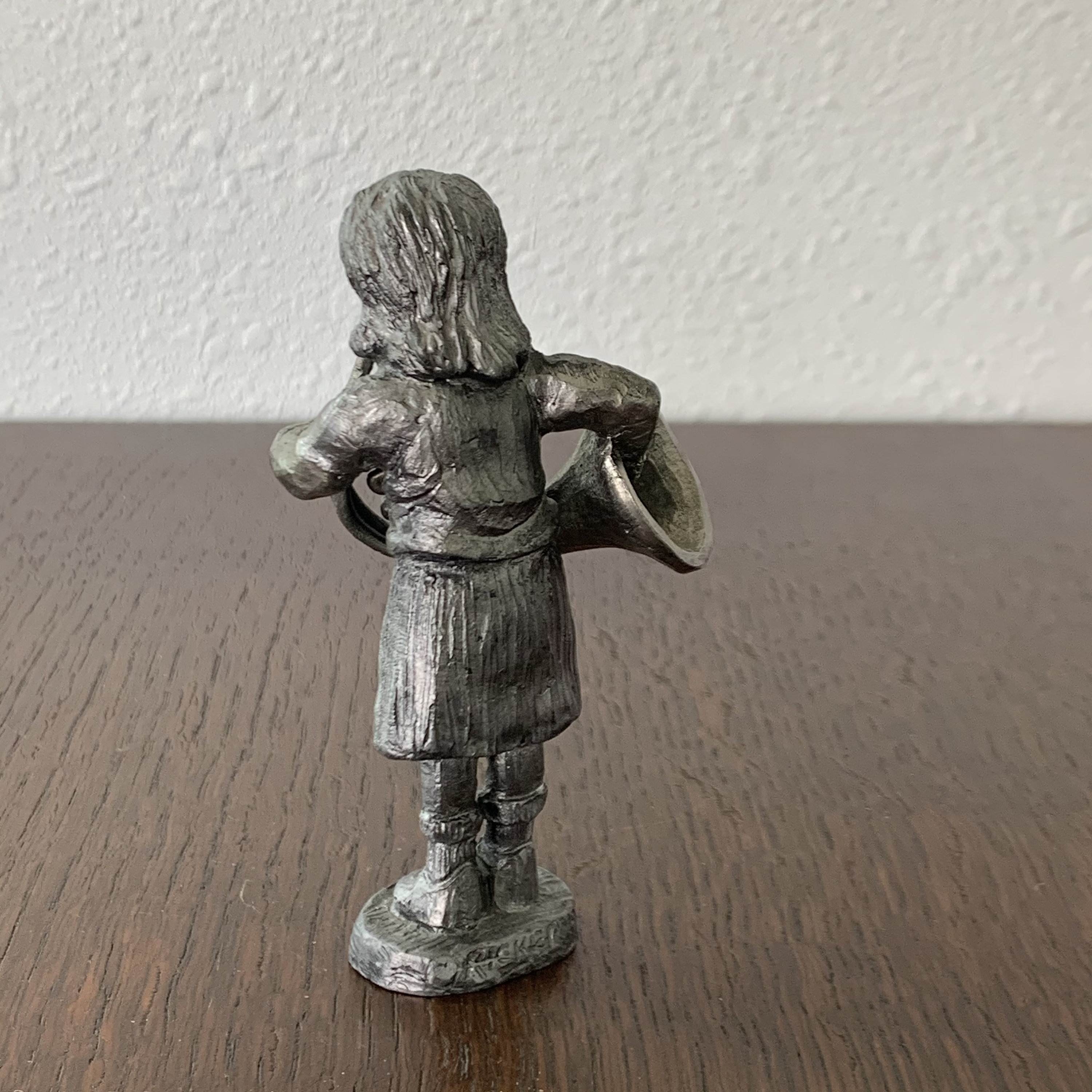 Vintage Michael Ricker Pewter Statue Vintage C149 - Etsy