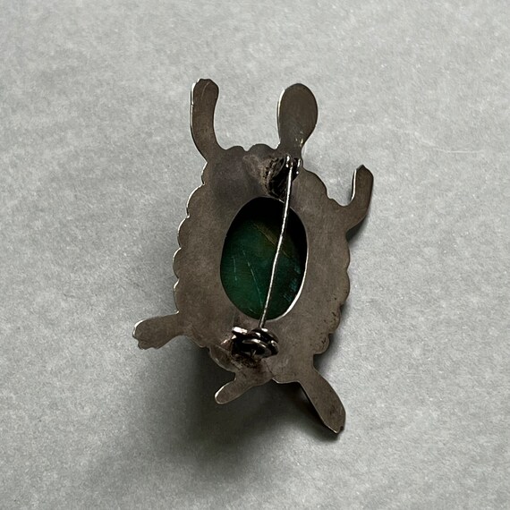 Vintage Sterling silver turtle - Gem