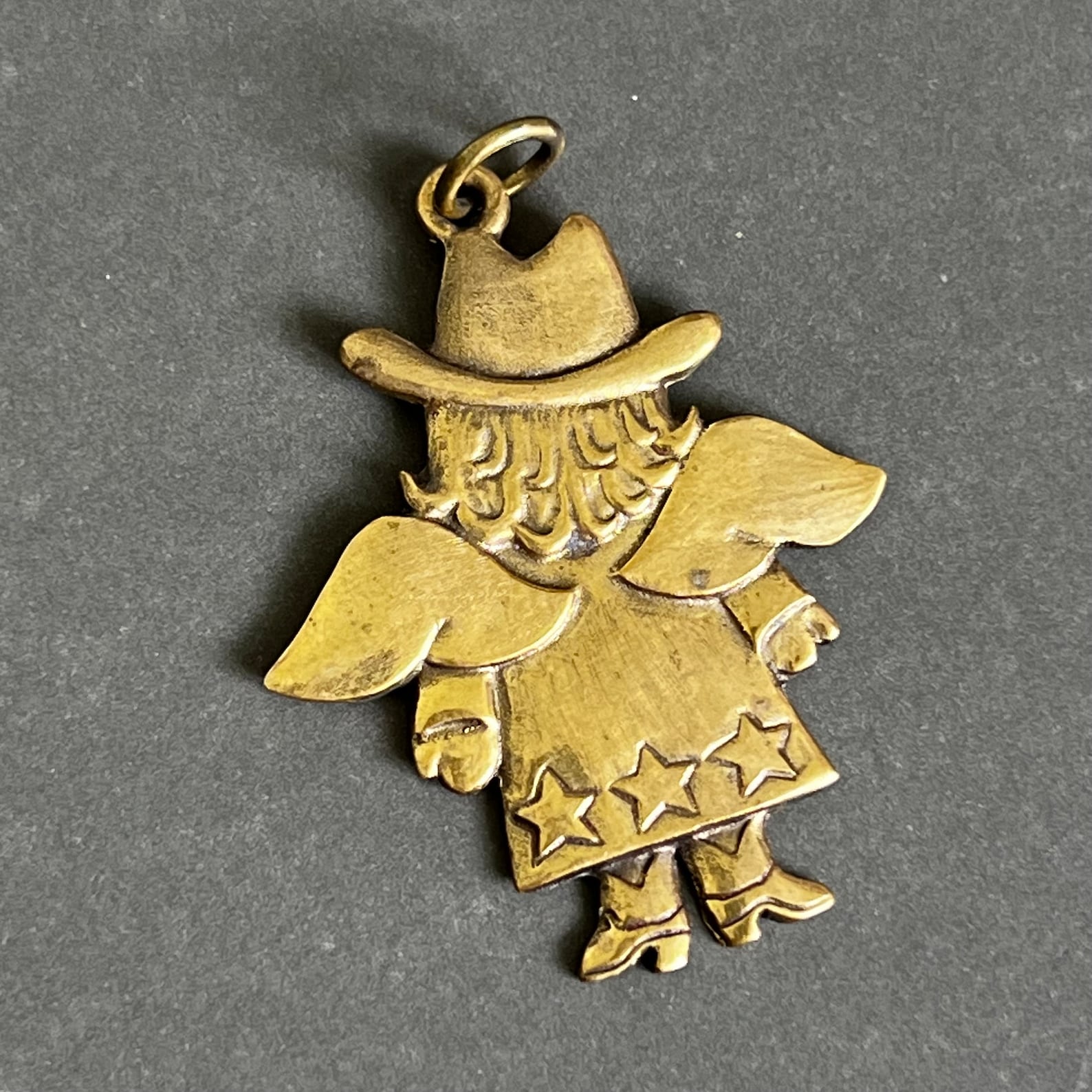 Jeep Collins Texas Solid Brass Angle Pendant - Etsy