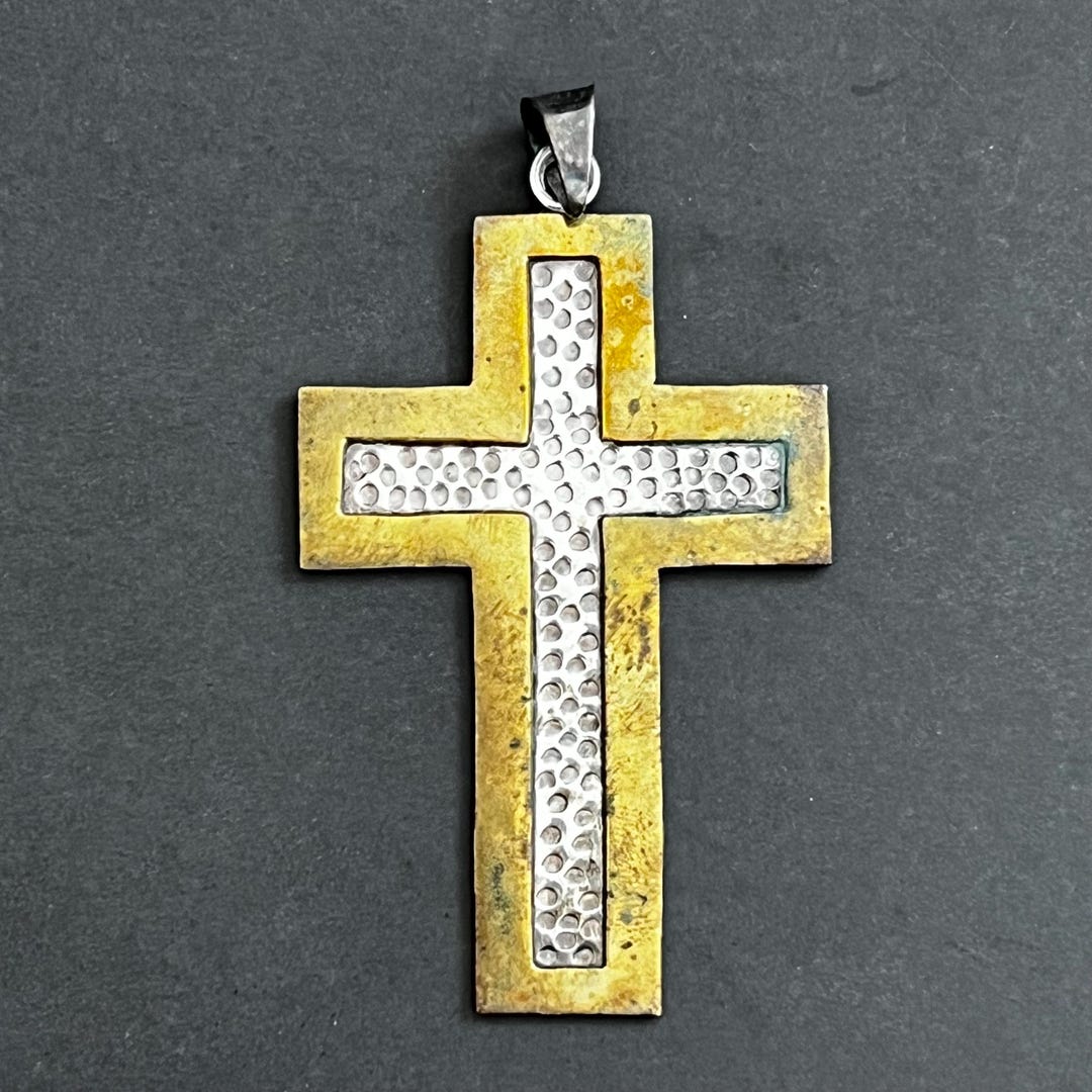 925 Mexico Cross Pendant - Etsy