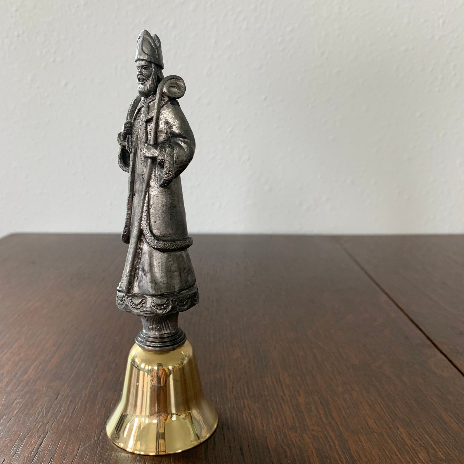 Vintage Pewter Bell C136 - Etsy