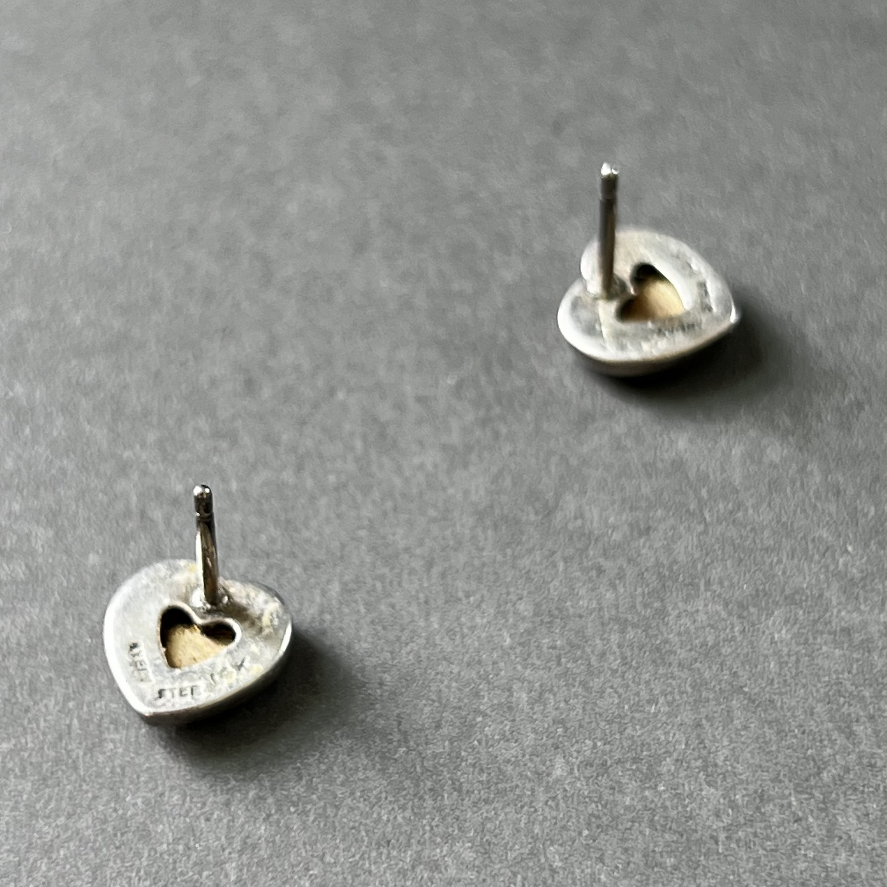 James Avery Retired Sterling 14k Heart Earrings - Etsy
