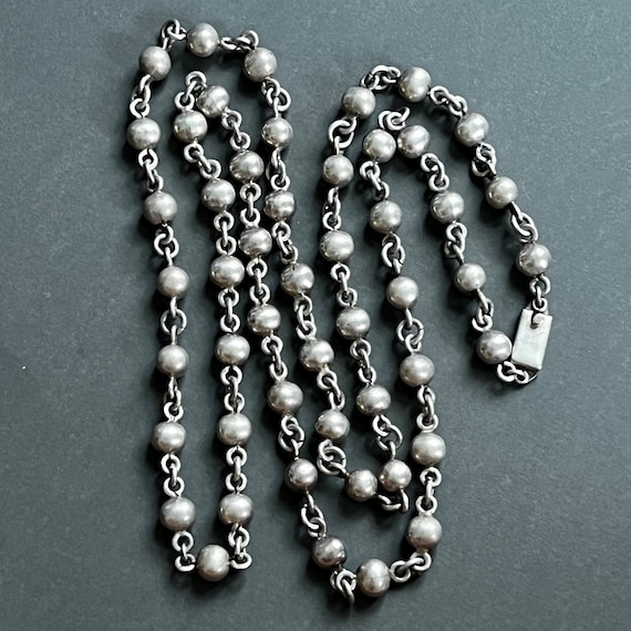 vintage 925 sterling silver necklace - Gem