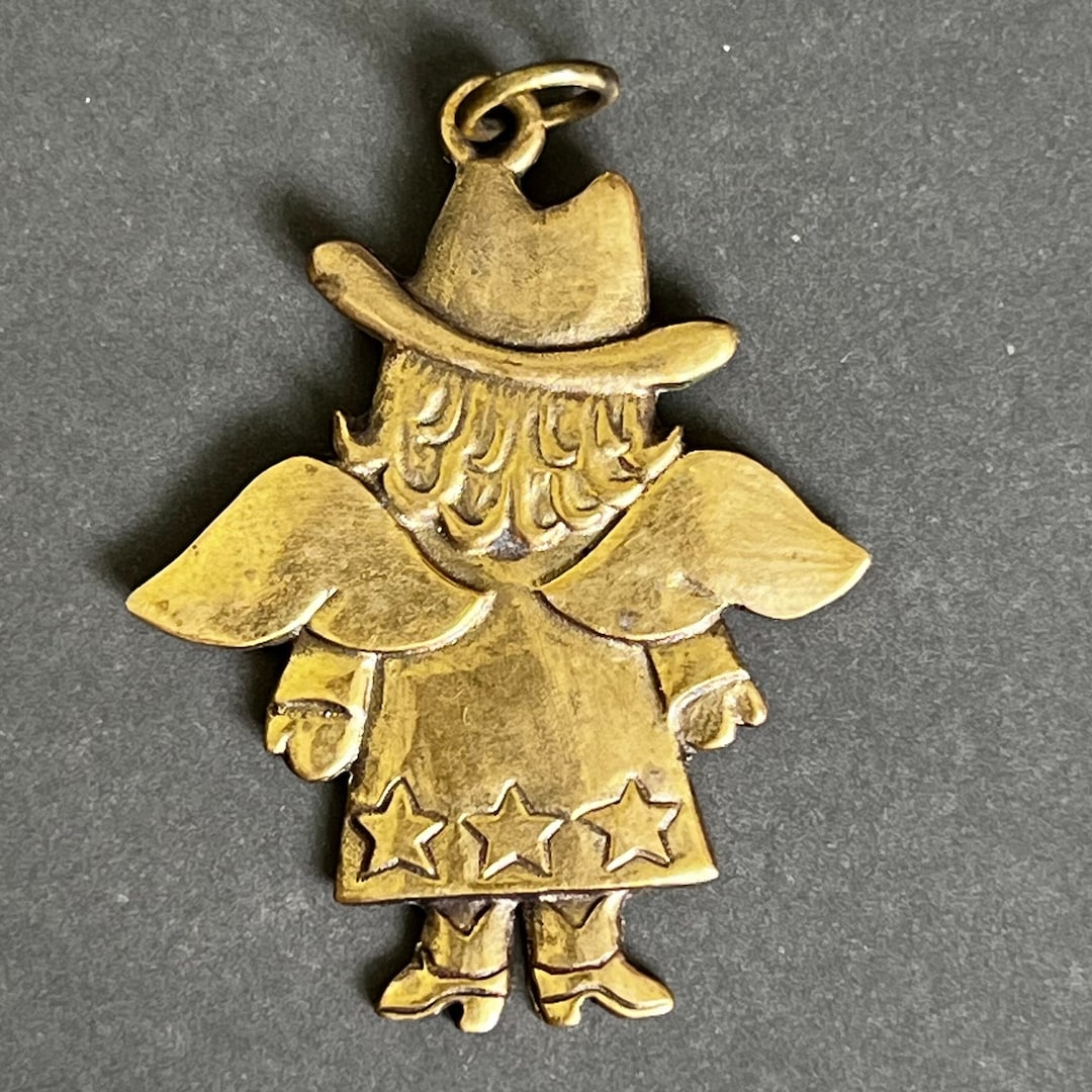 Jeep Collins Texas Solid Brass Angle Pendant - Etsy