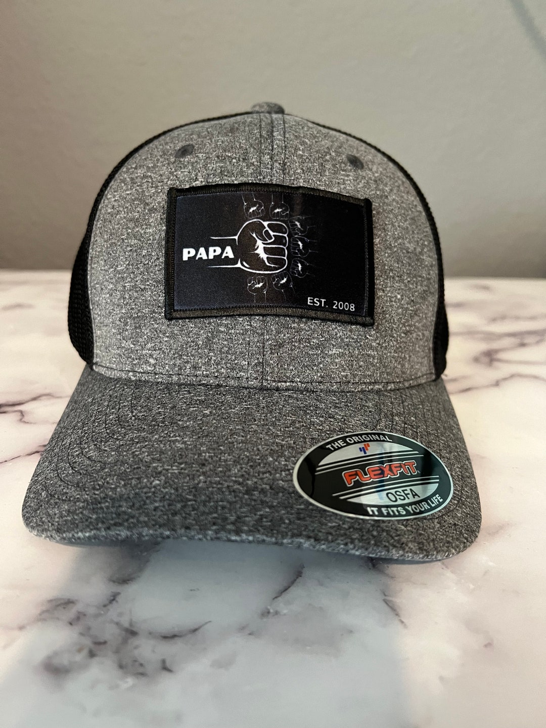 Papa Hat | Custom Hat | Custom Papa Hat | Men’s Hat | Mesh Hat | Father ...