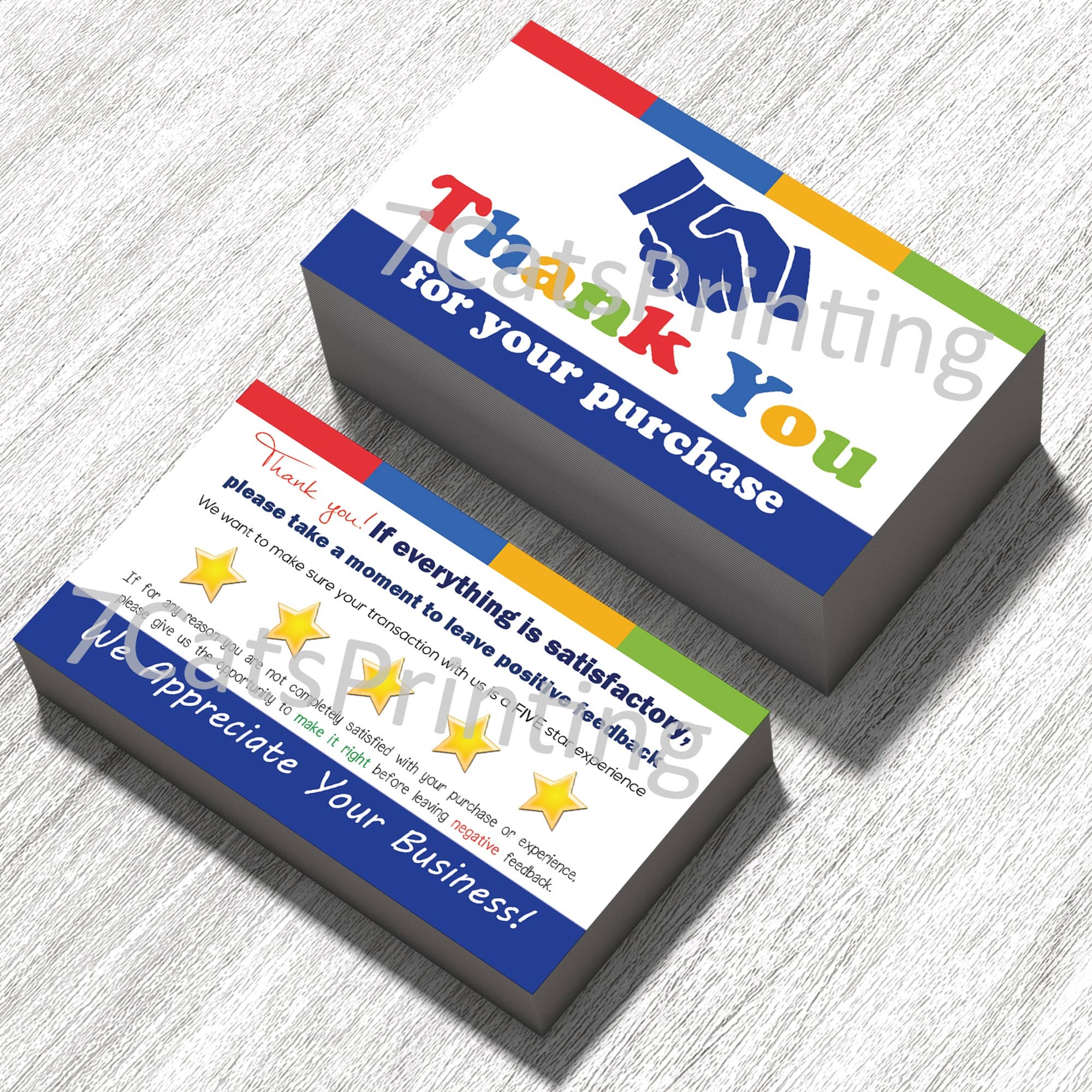 For Ebay Sellers Thank You Cards or Etsy Sellers - Etsy