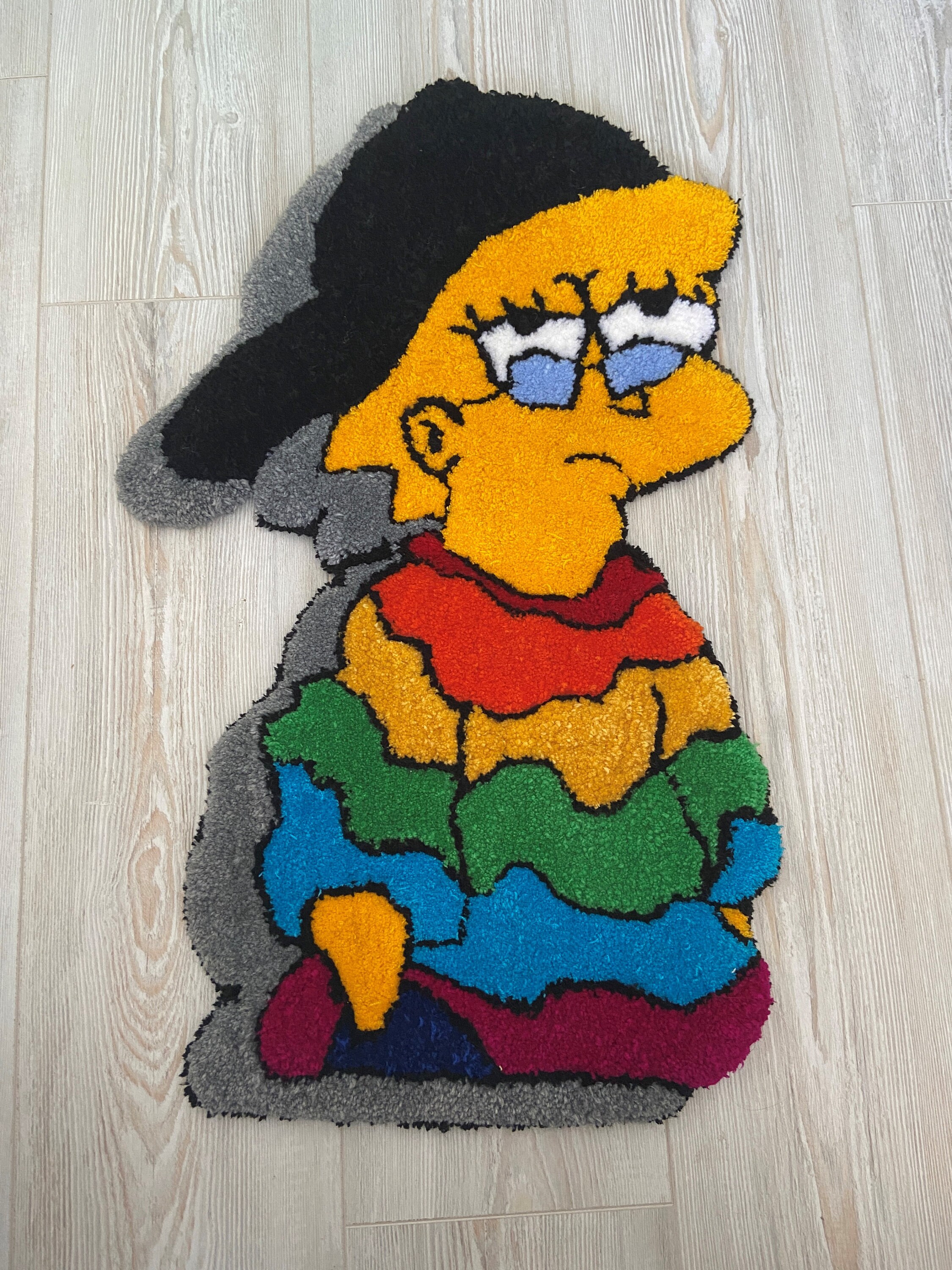 Lisa Simpson Wall Rug, Area Rug , Custom Rug - Etsy
