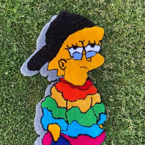 Lisa Simpson Wall Rug, Area Rug , Custom Rug - Etsy