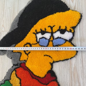 Lisa Simpson Wall Rug, Area Rug , Custom Rug - Etsy