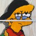 Lisa Simpson Wall Rug, Area Rug , Custom Rug - Etsy