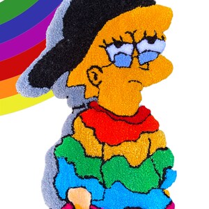 Lisa Simpson Wall Rug, Area Rug , Custom Rug - Etsy