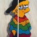 Lisa Simpson Wall Rug, Area Rug , Custom Rug - Etsy