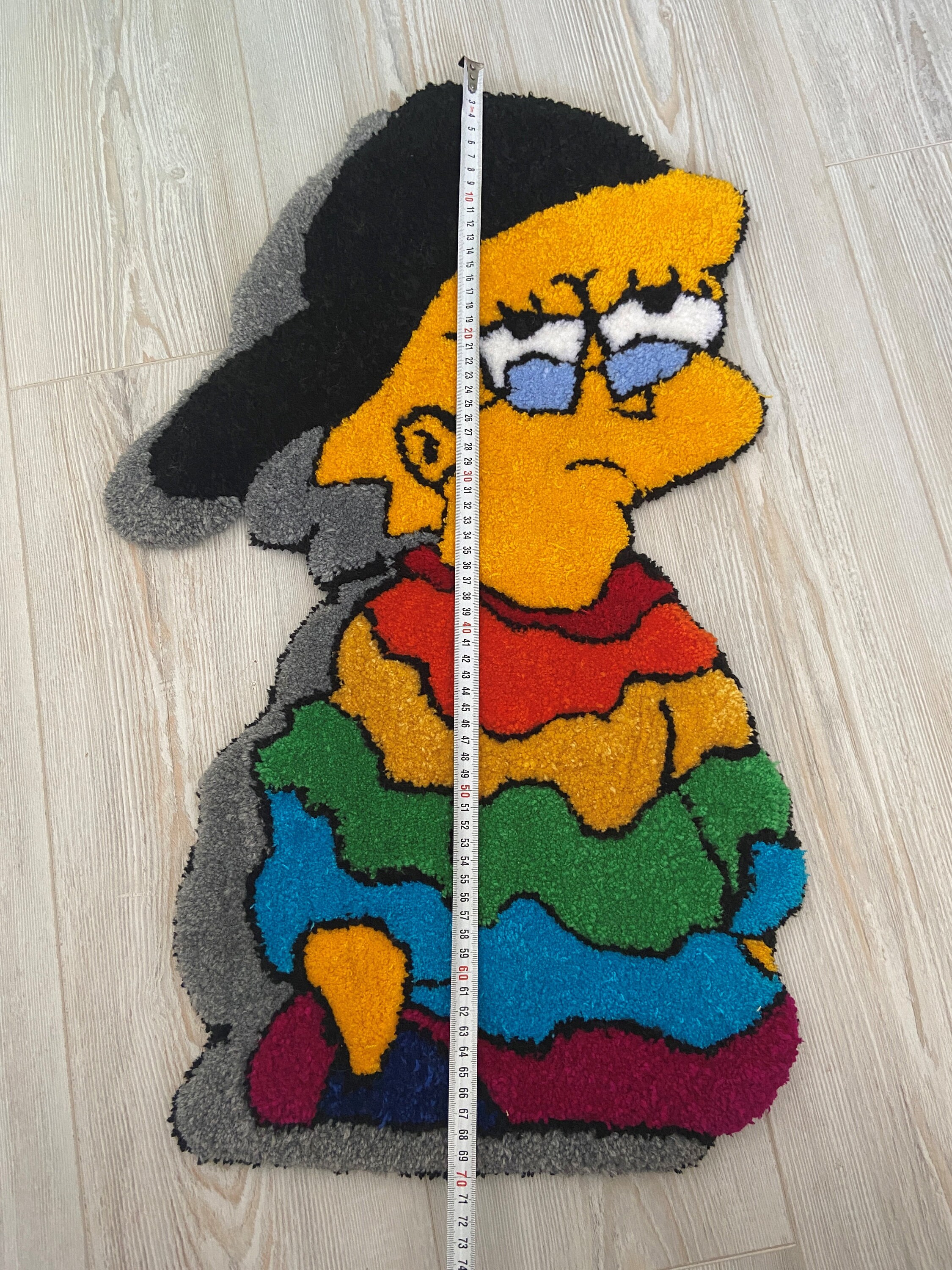 Lisa Simpson Wall Rug, Area Rug , Custom Rug - Etsy
