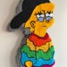 Lisa Simpson Wall Rug, Area Rug , Custom Rug - Etsy