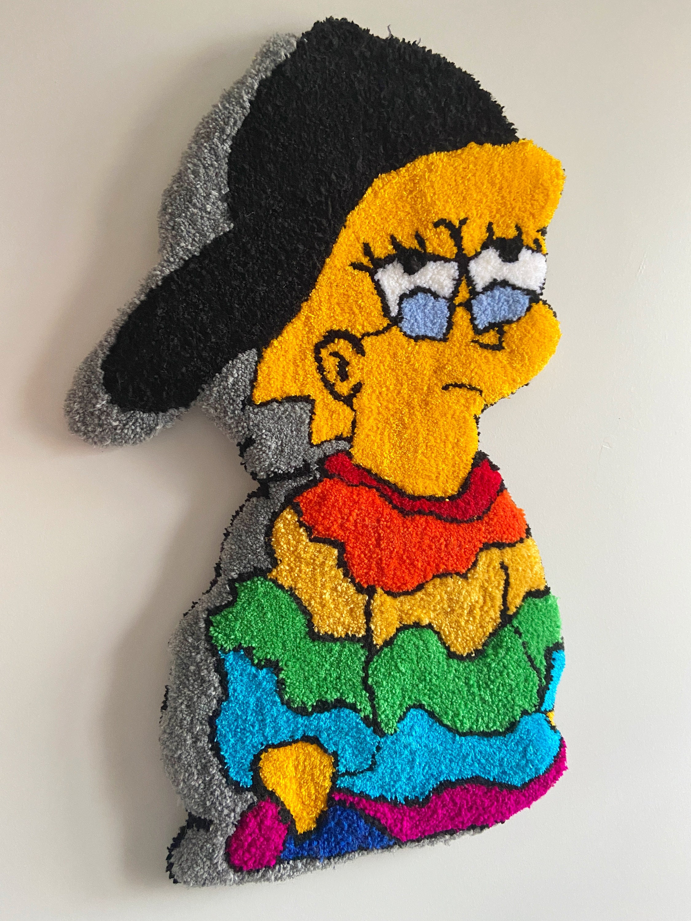 Lisa Simpson Wall Rug, Area Rug , Custom Rug - Etsy
