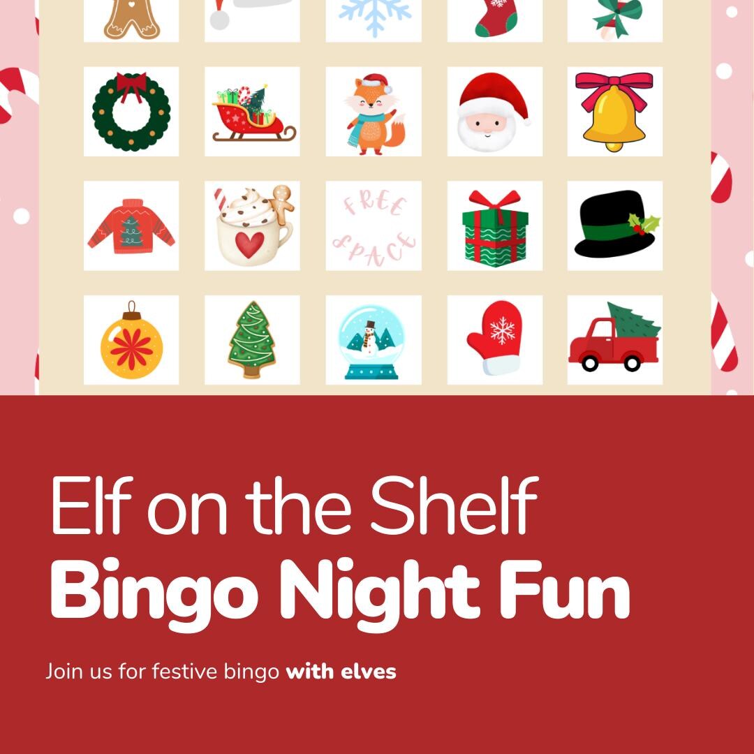 Christmas Bingo Fun Holiday Game & Perfect Elf on the Shelf Idea - Etsy