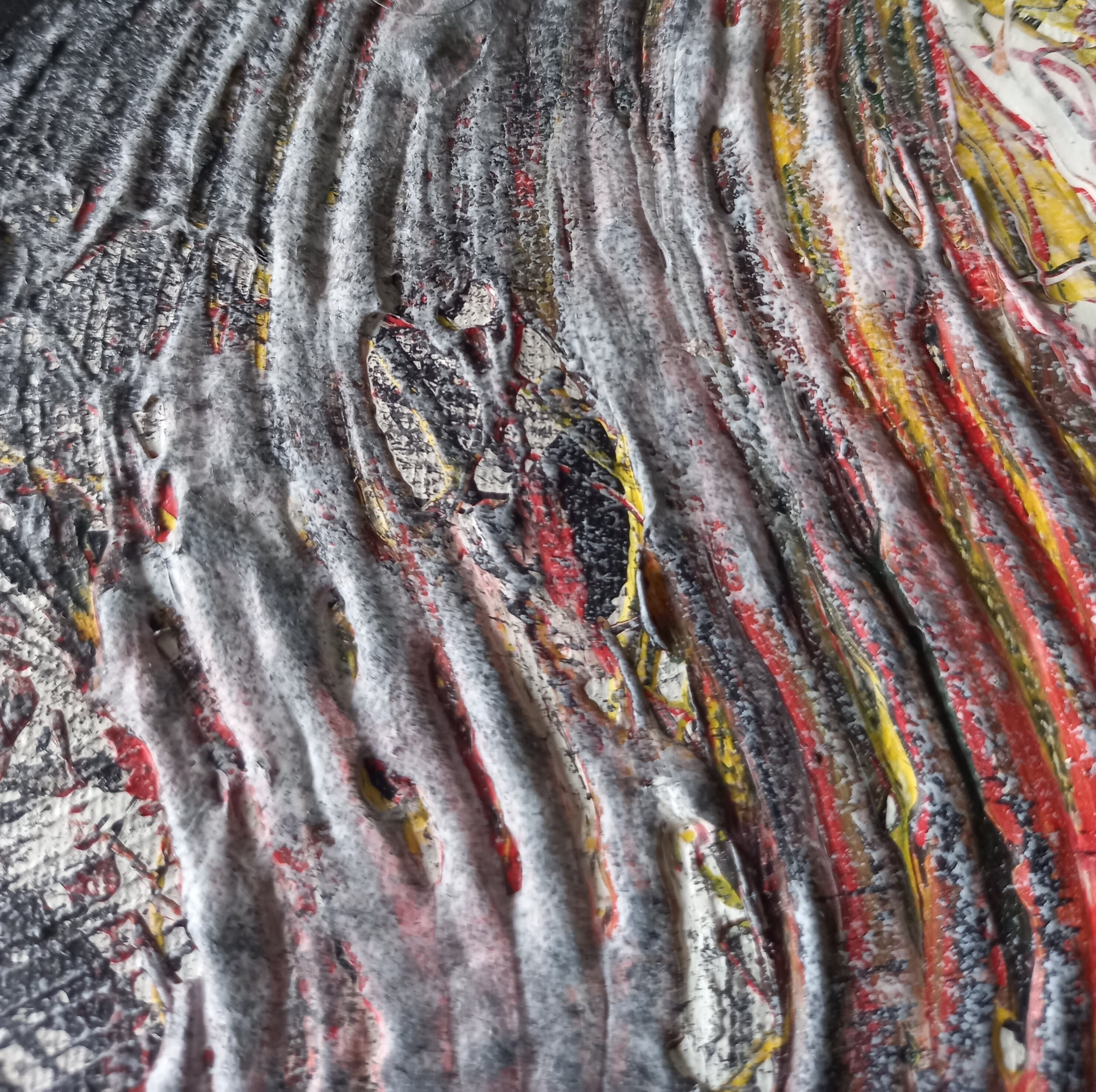 Expressionist Interior Painting Medium Size.abstract Acrylic - Etsy