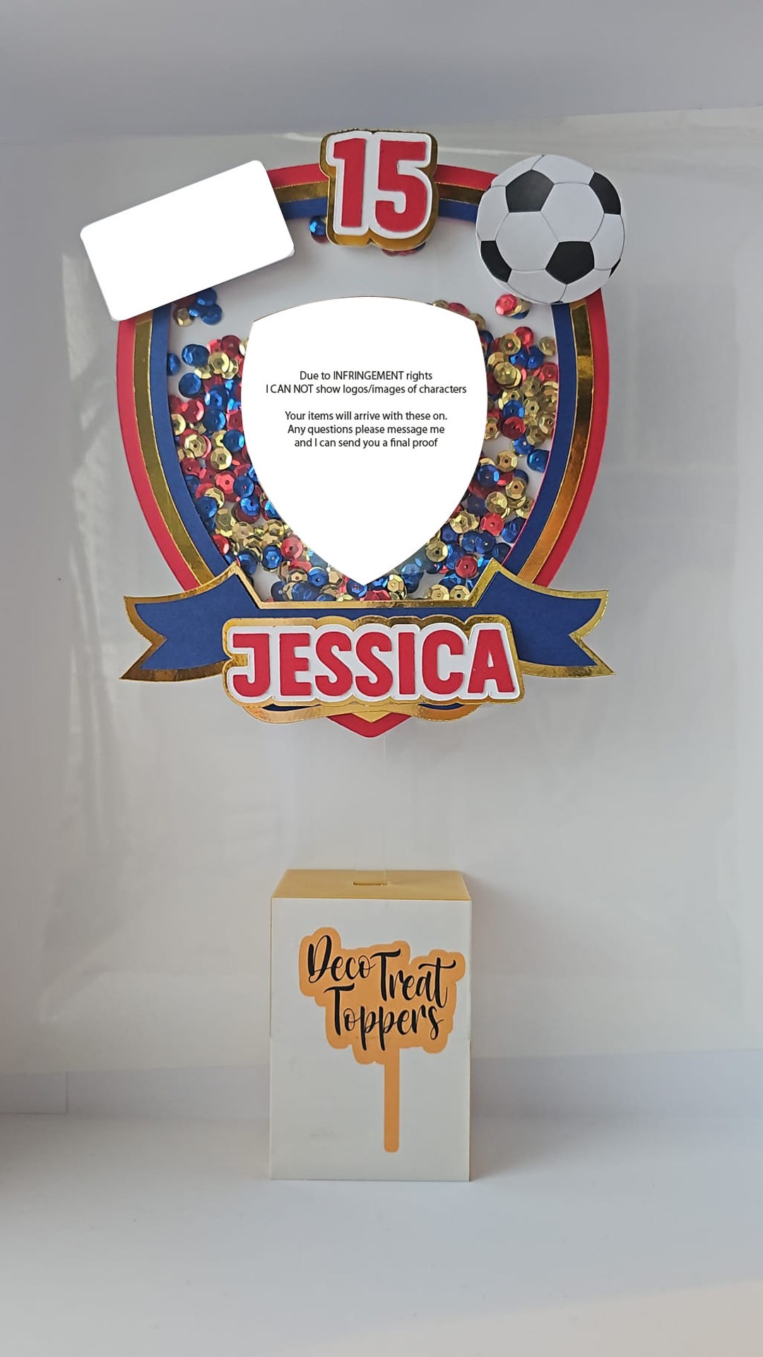 Arsenal Inspired Cake Topper - Etsy