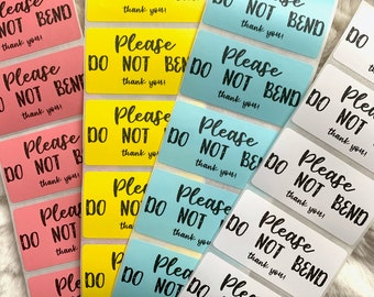 Please Do Not Bend | Etsy