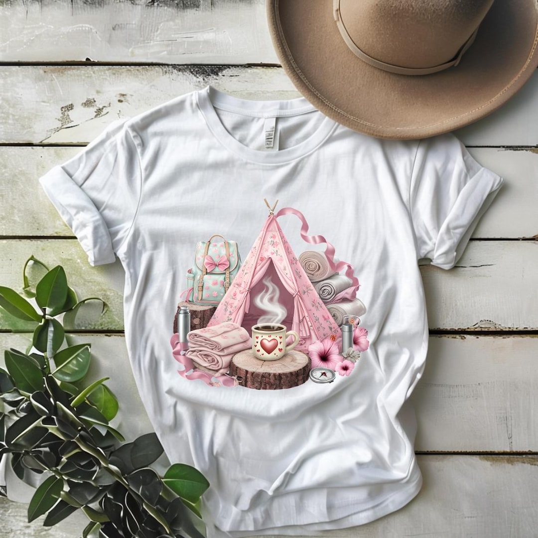 Camping Clipart | Girl Camping Clipart | Campfire PNG | Camper ...