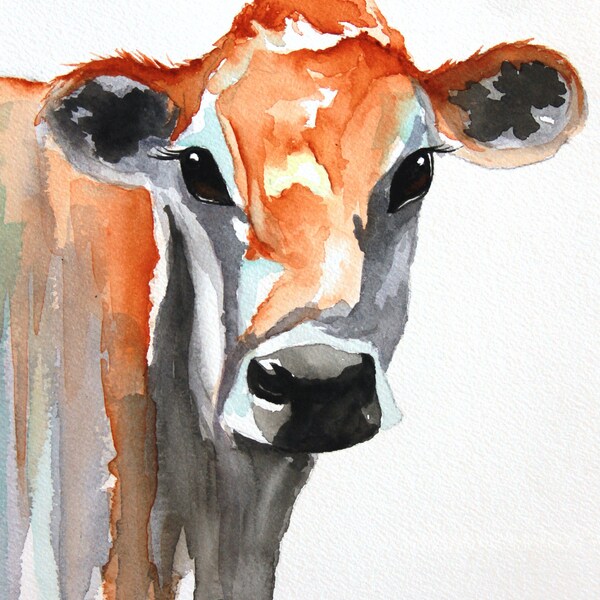 Cow Face Painting - Etsy