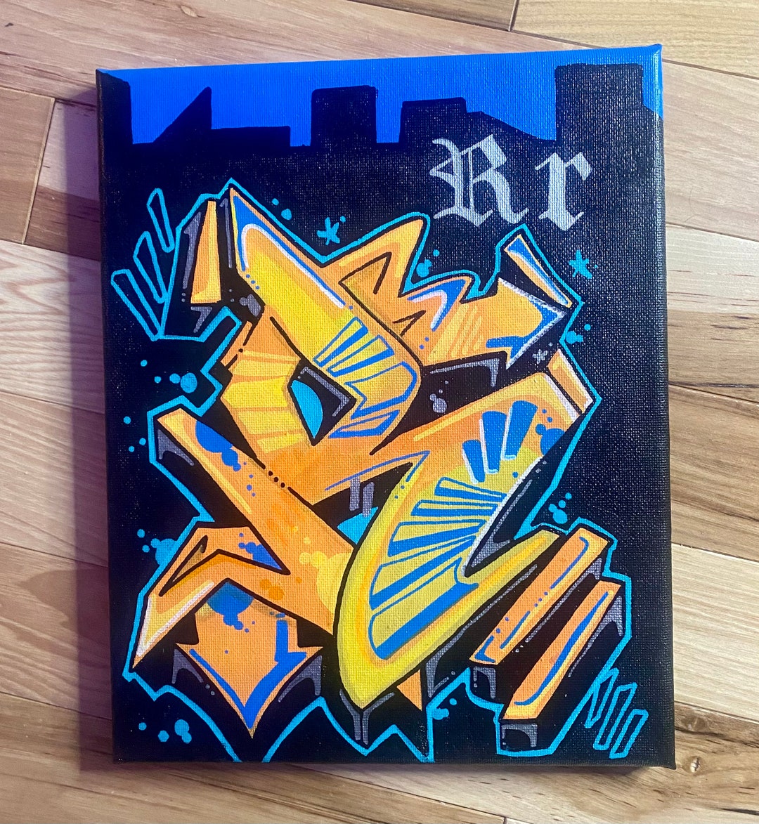 Custom Graffiti Style Lettering, Names and Words - Etsy