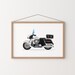 Police Motorcycle Print Police Motorcycle Police Wall Decor - Etsy