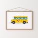 School Bus Print, Bus Print, Transportation Wall Decor, Vehicle Prints ...
