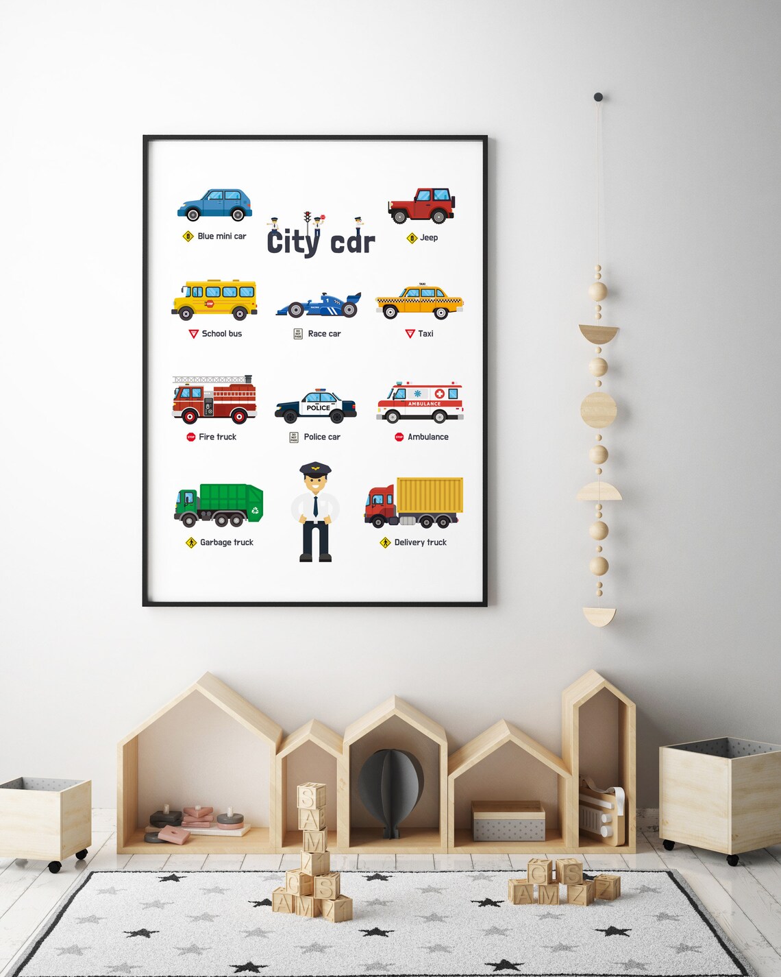Car Poster Transport Wall Decor Car Print Car Wall Decor - Etsy