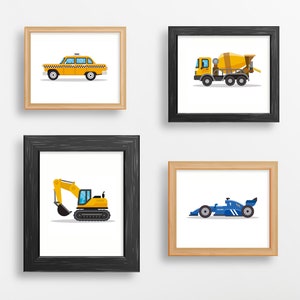 Taxi Print, Yellow Taxi Print, NYC Taxi Cab, Transportation Wall Decor ...
