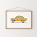 Taxi Print, Yellow Taxi Print, NYC Taxi Cab, Transportation Wall Decor ...