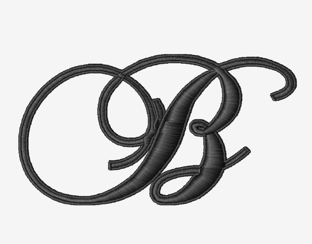 Machine Embroidery Elegant Monograms Set of 26 Designs - Etsy
