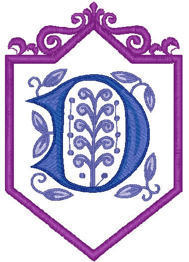 Royal Monogram Embroidery Designs - Etsy